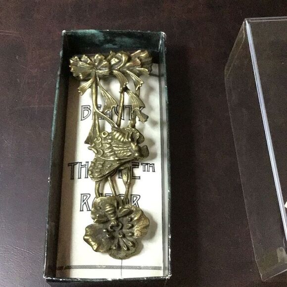 No Brand | Bath & Body | Vintage Ornate Solid Brass Ladies Razorthe ...